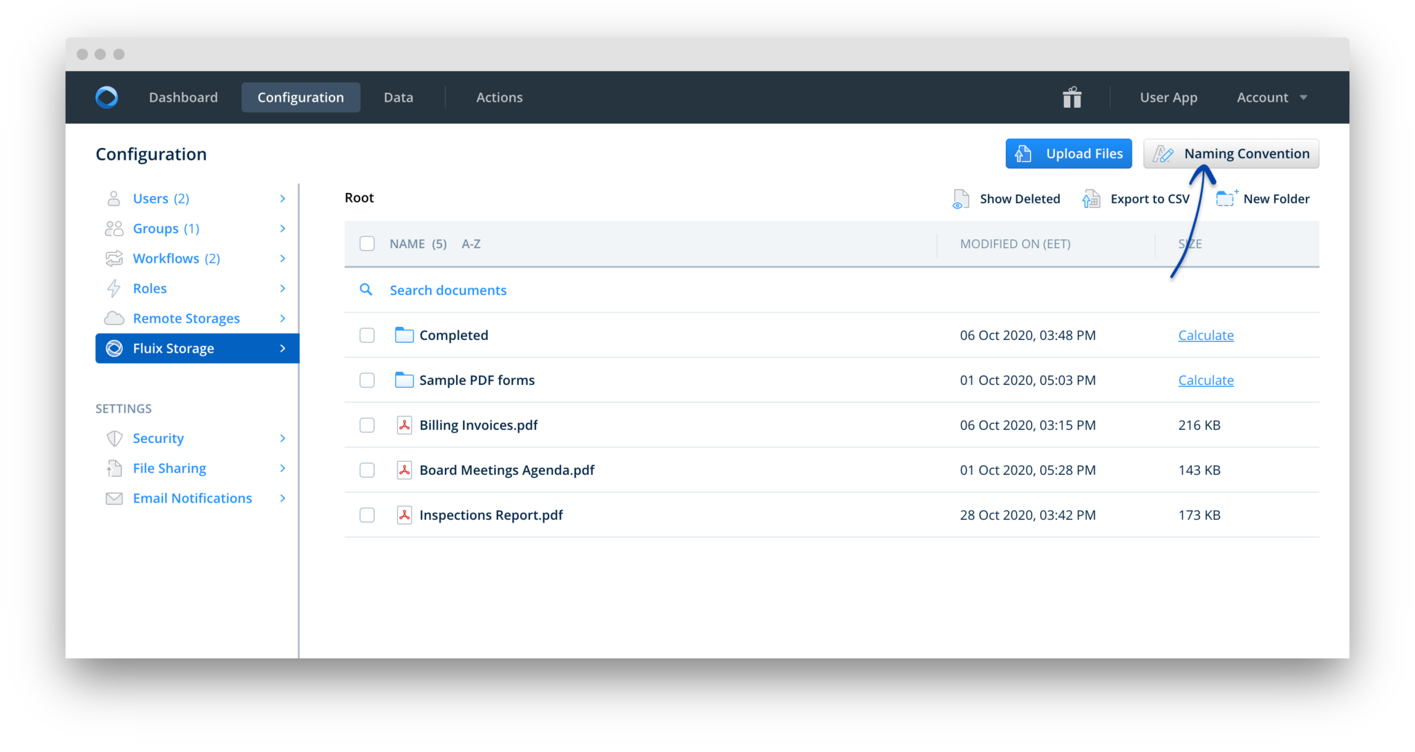 Fluix Storage | Fluix