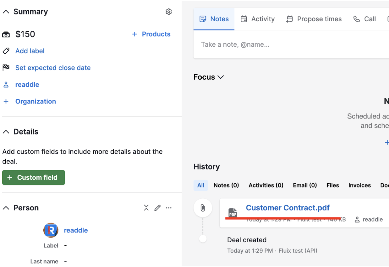 How to Integrate Pipedrive and Fluix? | Step-by-Step Guide