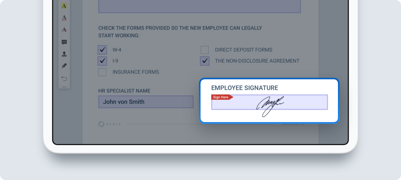 Collect Authorised Customer Signatures in the Field