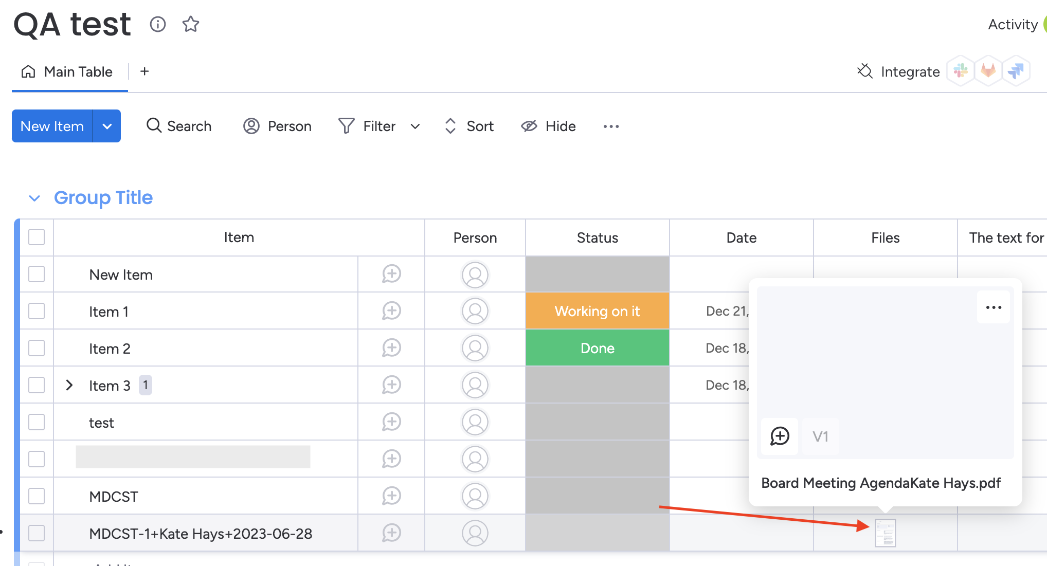 How to Configure Integration of Fluix with Monday.com